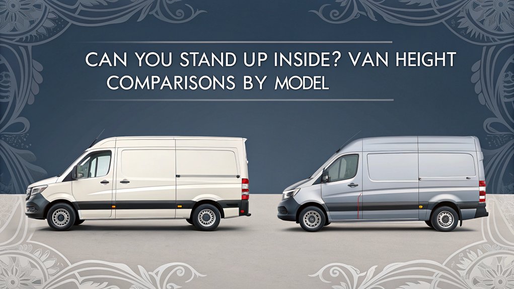 Can You Stand Up Inside? Van Height Comparisons by Model - Vanlifeweb